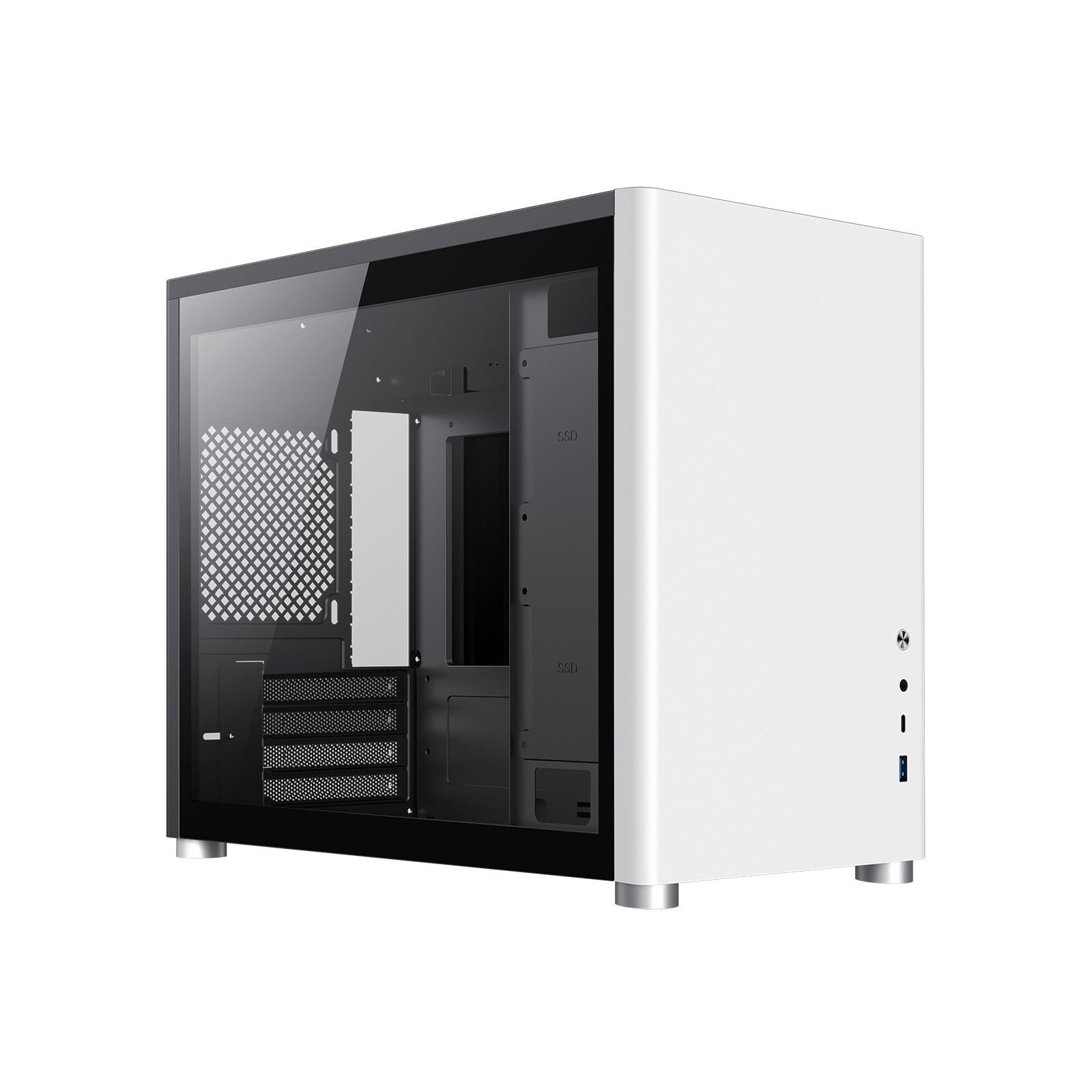 GameMax Spark Mini Tower Gaming Case - White - GMX-SPARKWHT | CCL
