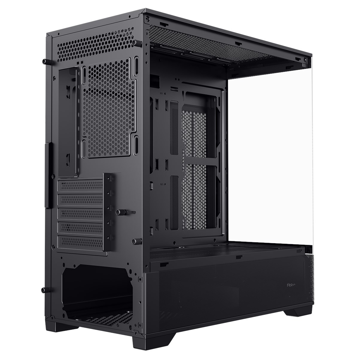GameMax Vista Mini 6 Mid Tower Gaming Case - Black - GMX-VISTA-MB-6 | CCL