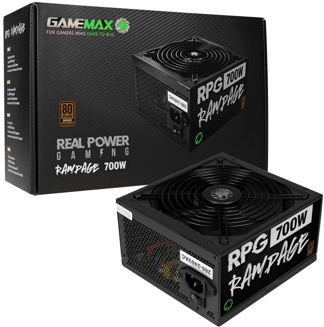 700W GameMax RPG Rampage 80 Plus Bronze PSU - GMXRPG700 | CCL
