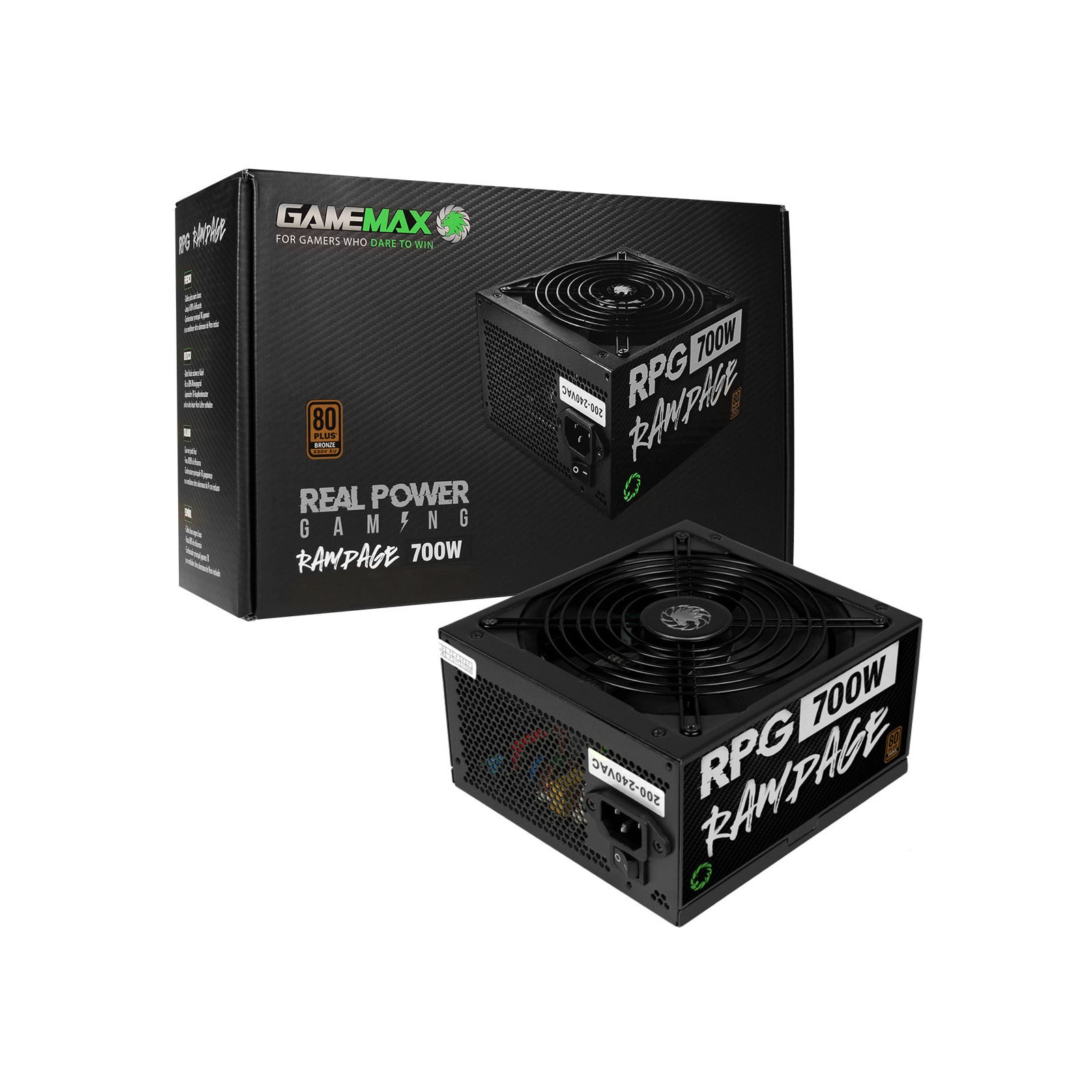 700W GameMax RPG Rampage 80 Plus Bronze PSU - GMXRPG700 | CCL