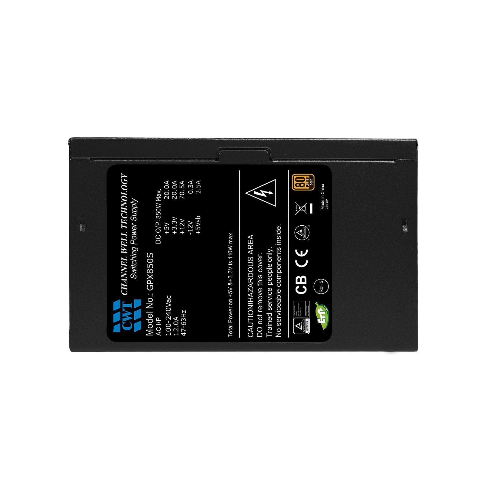 850W CWT GPX Modular 80 Plus Gold PSU - GPX850S | CCL