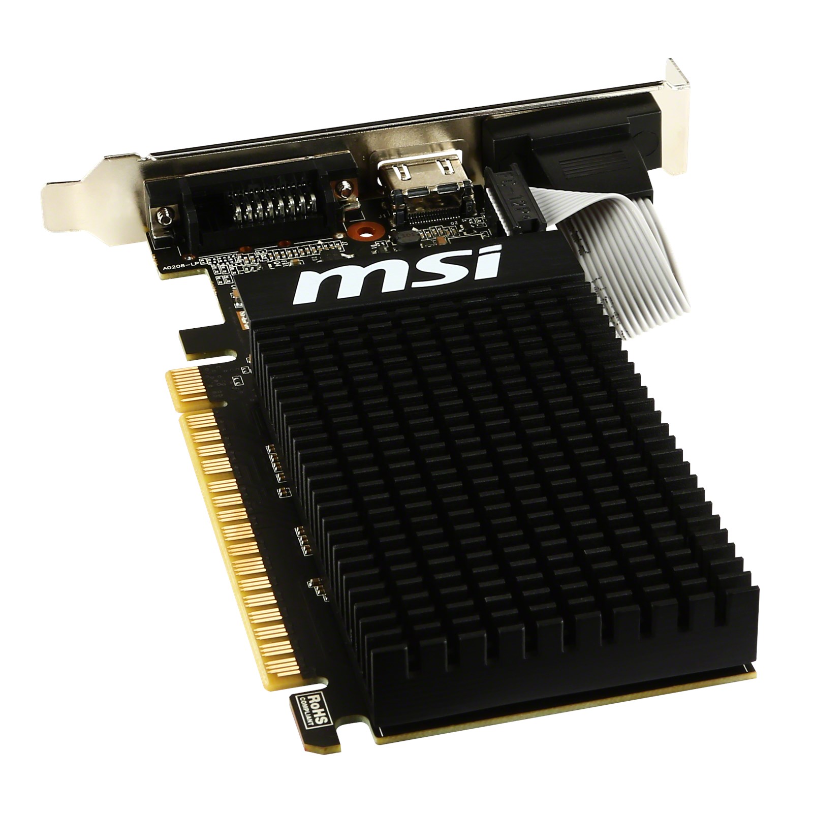 MSI Nvidia GeForce GT 710 Graphics Card (1GB) PCI Express DVI HDMI VGA ...
