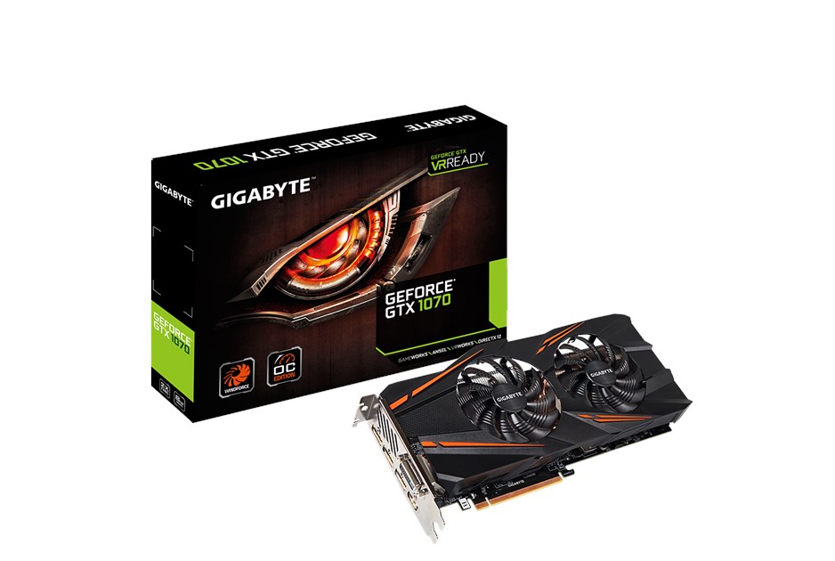 Gigabyte GeForce GTX 1070 8GB Windforce Boost Graphics Card - GV ...
