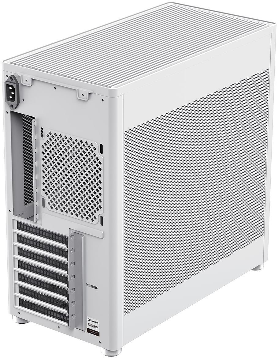 GameMax Meshbox Mid Tower Gaming Case - White - GMX-MESHBOX-W | CCL