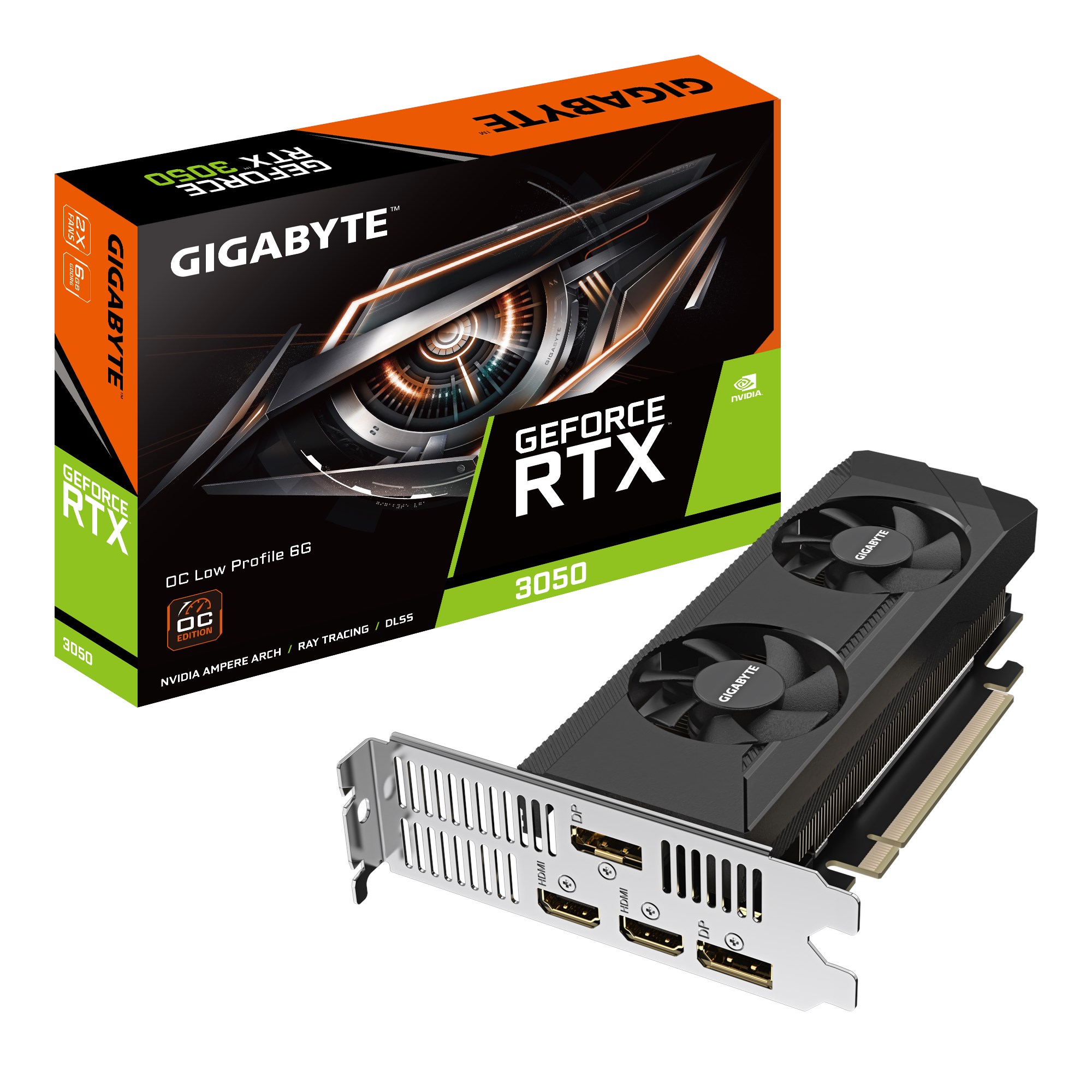 Gigabyte GeForce RTX 3050 6GB OC LP GPU - GV-N3050OC-6GL | CCL