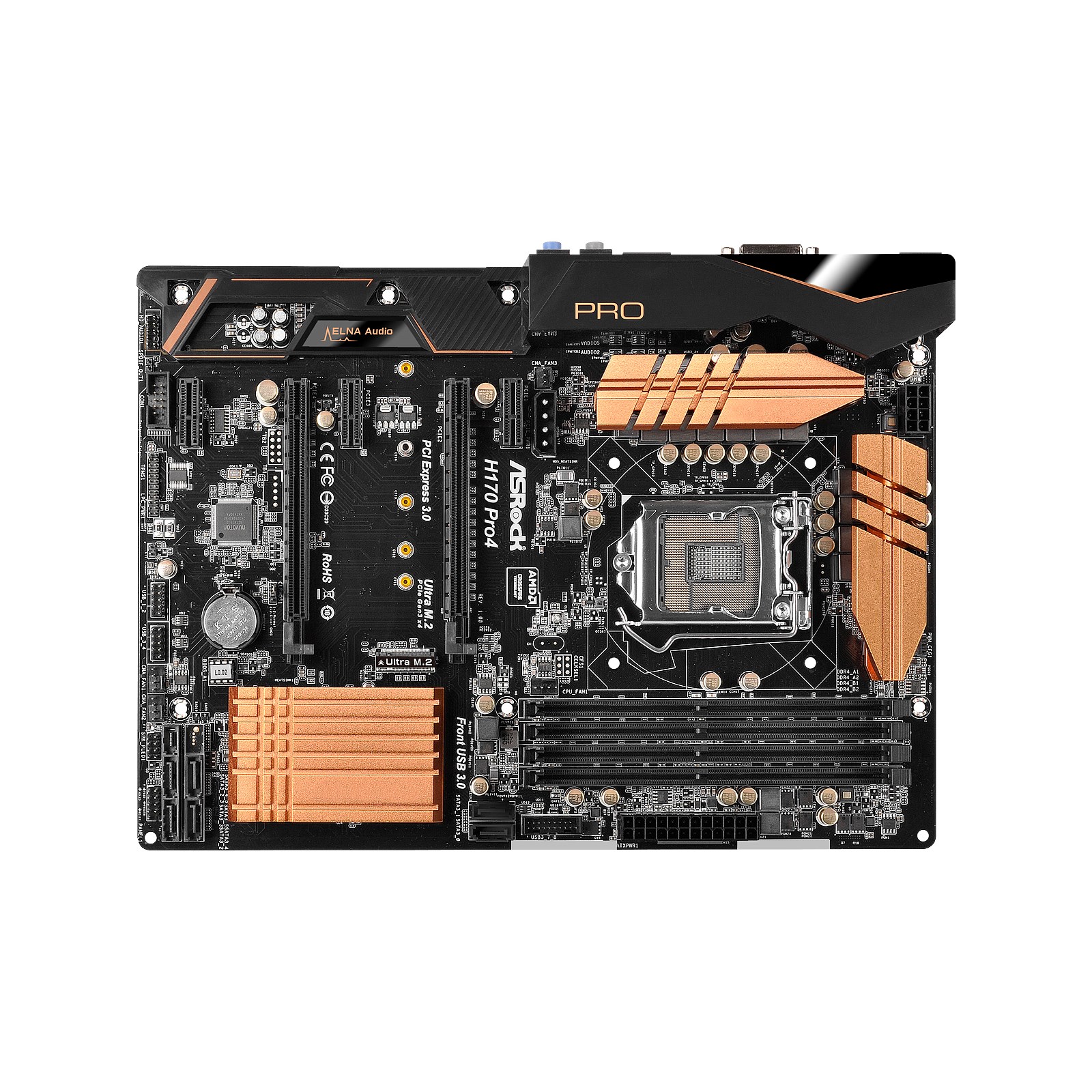 ASRock H170 Pro4 Intel Socket 1151 Motherboard - H170 Pro4 | CCL Computers