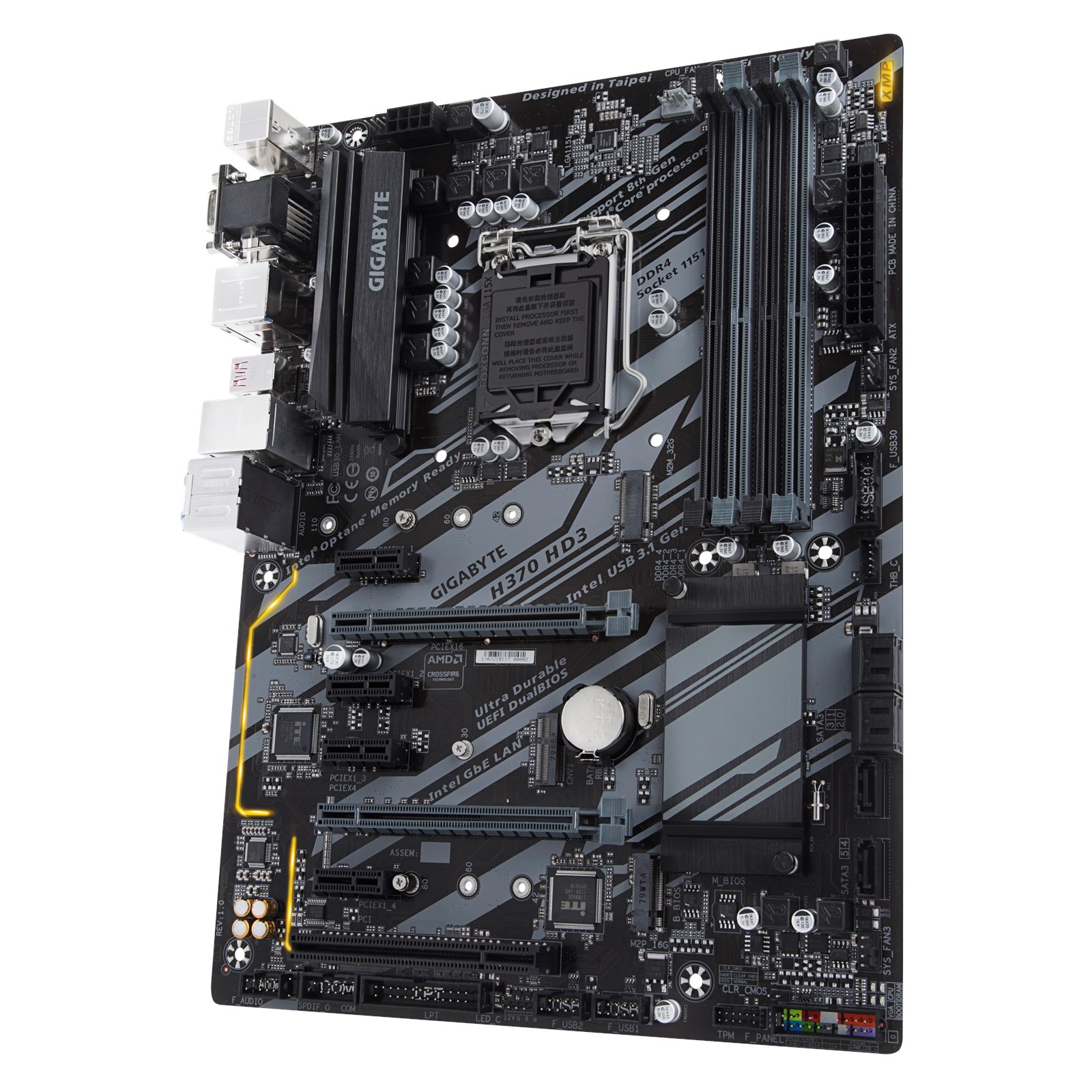 Gigabyte H370 HD3 Intel Socket 1151 Motherboard - H370 HD3 | CCL Computers