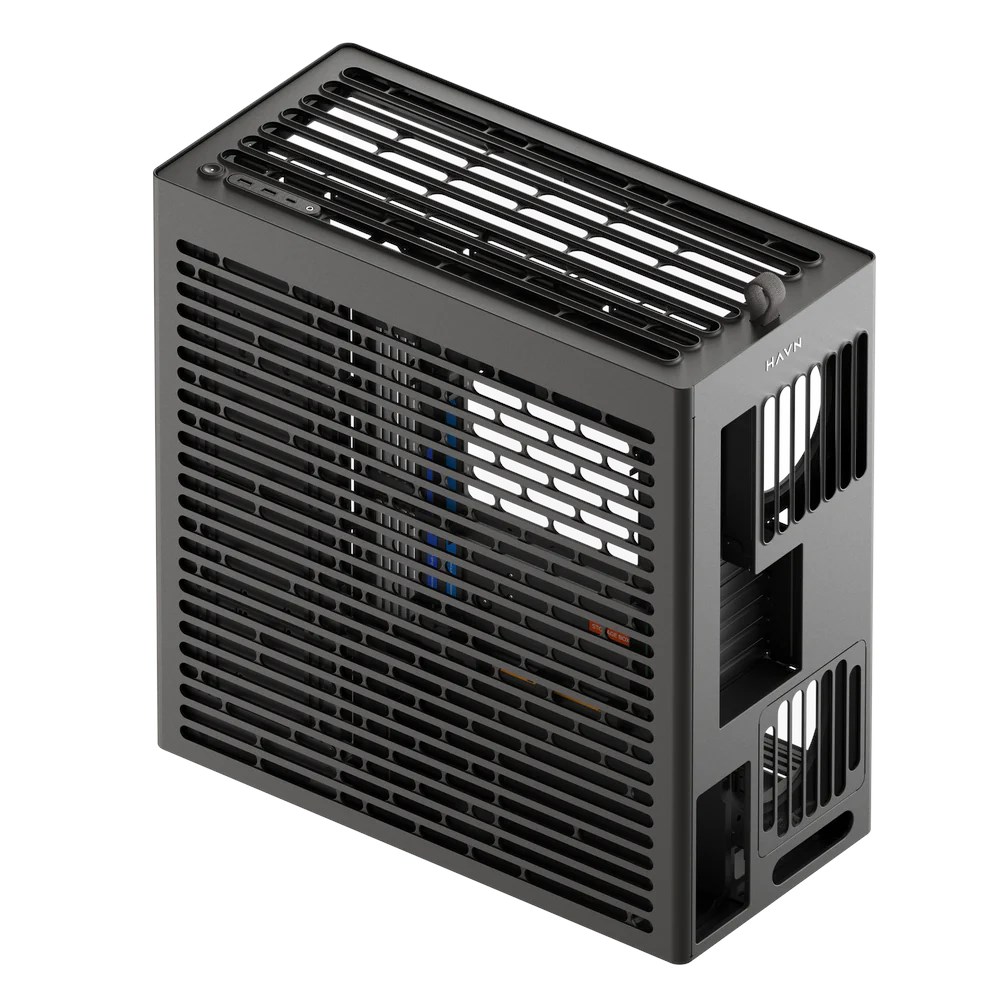 HAVN HS420 Mid Tower Case - Black - HVN-CA-HS420-06 | CCL
