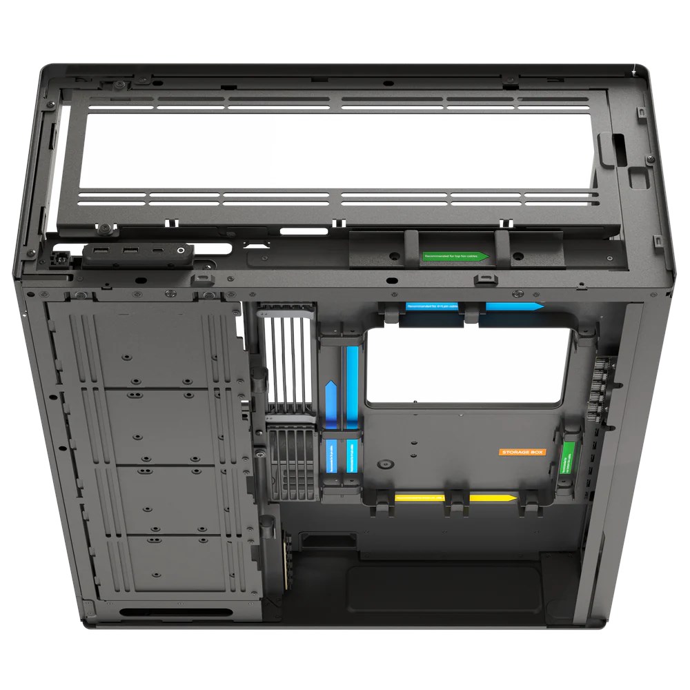 HAVN HS420 Mid Tower Case - Black - HVN-CA-HS420-06 | CCL