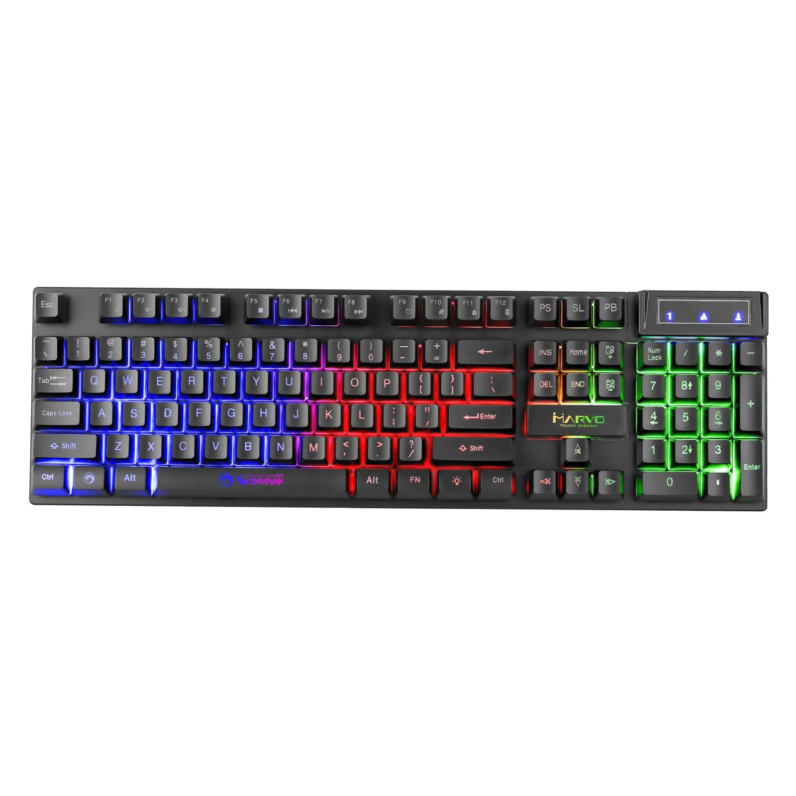 Marvo Scorpion K605 USB Gaming Keyboard - K605-UK | CCL