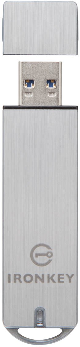 Kingston IronKey S1000 Basic 128GB USB 3.0 Drive (Silver) - IKS1000B ...