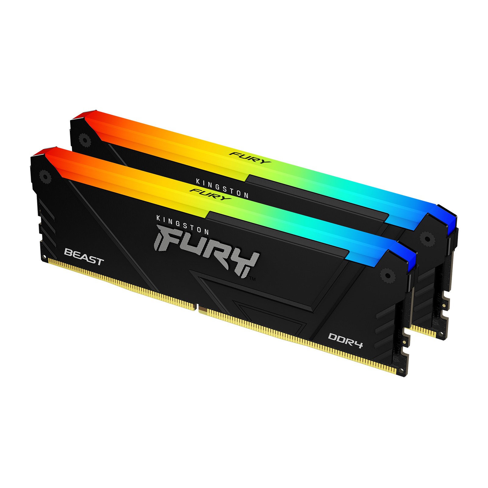 Kingston FURY Beast RGB 16GB (2x 8GB) 3200MT/s DDR4 RAM - KF432C16BB2AK2/16 | CCL