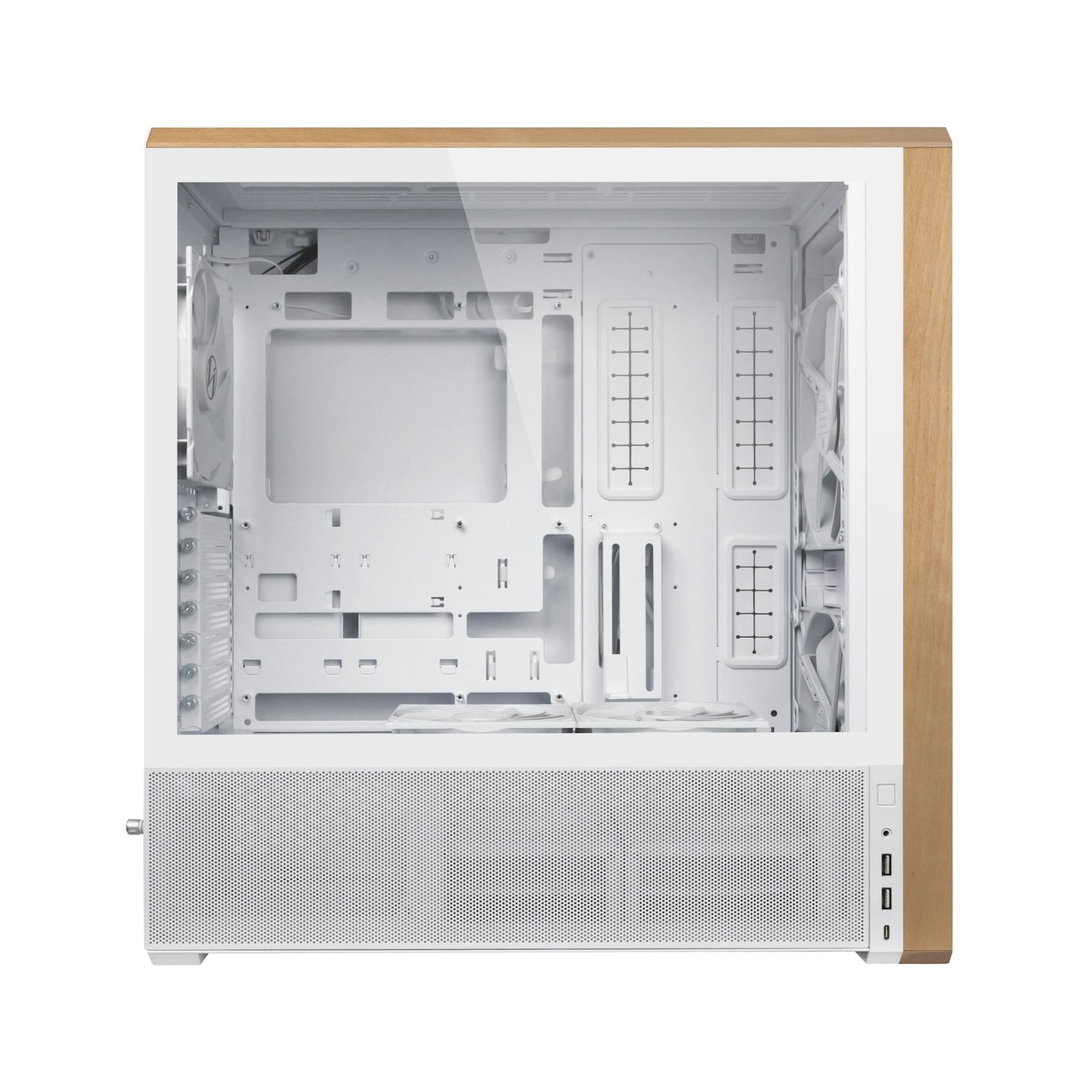 Lian Li LANCOOL 217 Mid Tower Gaming Case - White - LAN217W | CCL