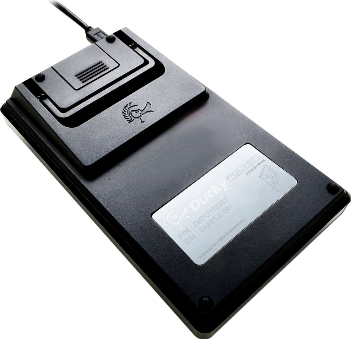 Ducky Pocket Mechanical Keyboard Calculator with Cherry MX Blue Keys ...