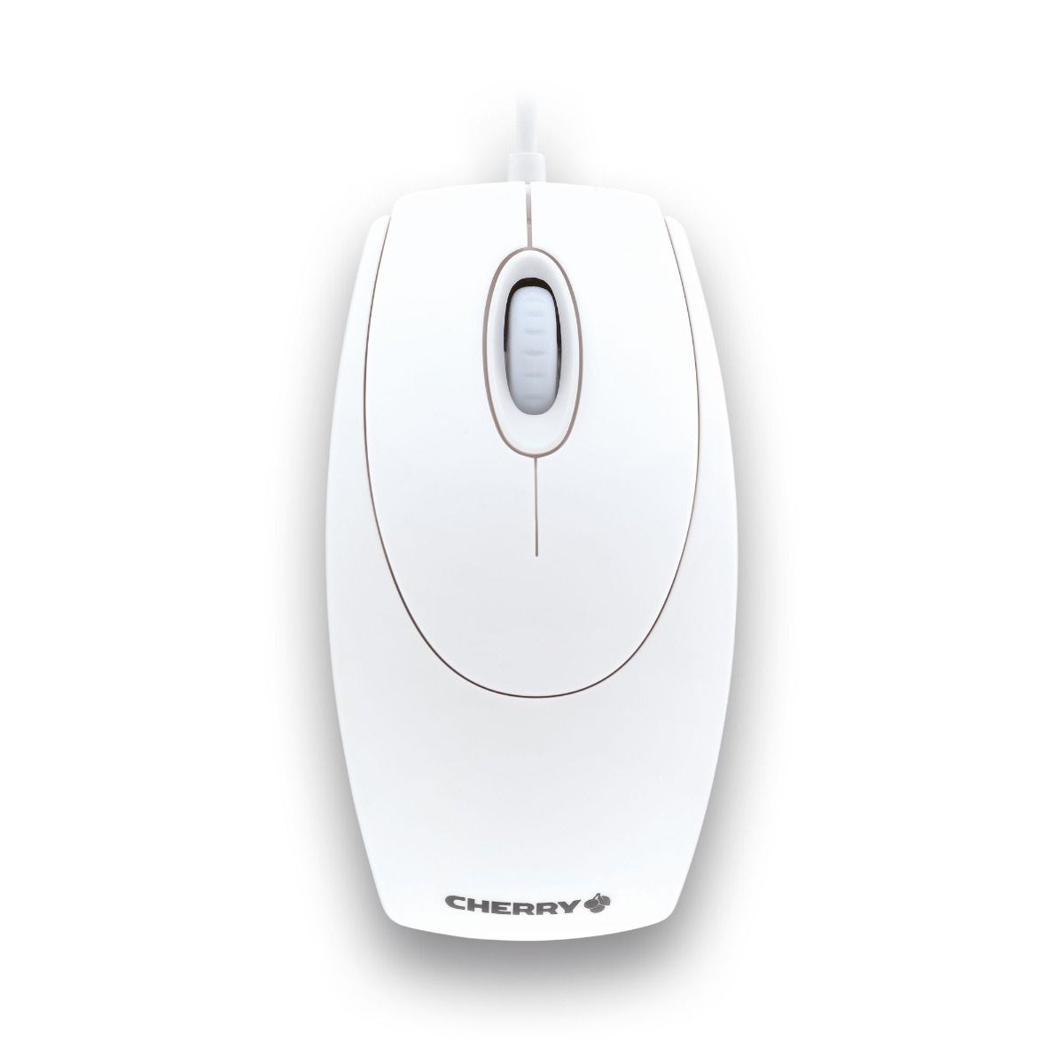 CHERRY M-5400 WheelMouse Wired Optical Mouse in Pale Grey - M-5400-0 | CCL
