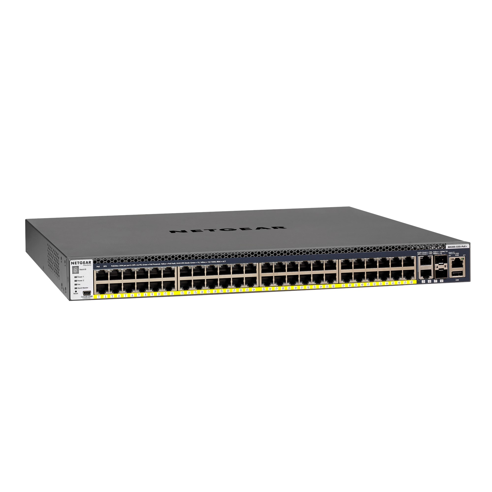 Netgear GSM4352PB 48-Port Gigabit Rackmount Switch - GSM4352PB-100NES | CCL