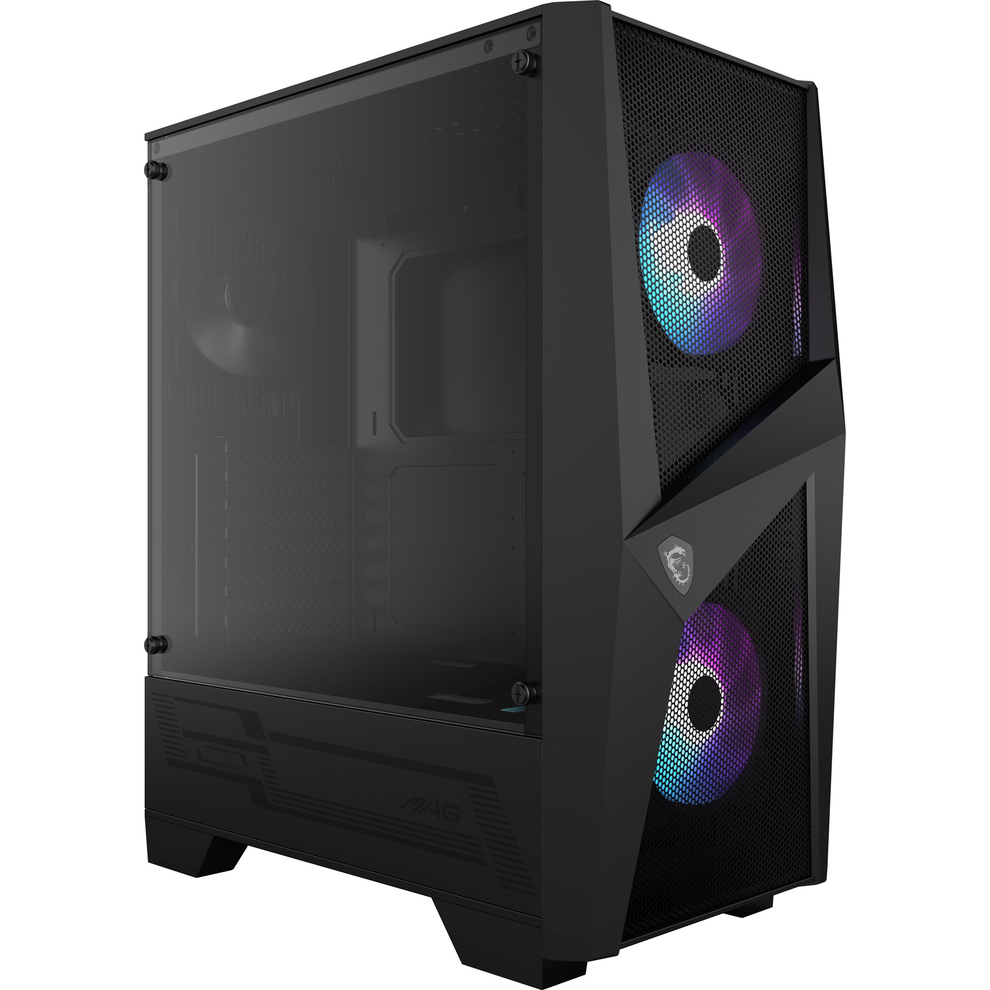 MSI MAG FORGE 100R Mid Tower Gaming Case - Black - MAG FORGE 100R | CCL