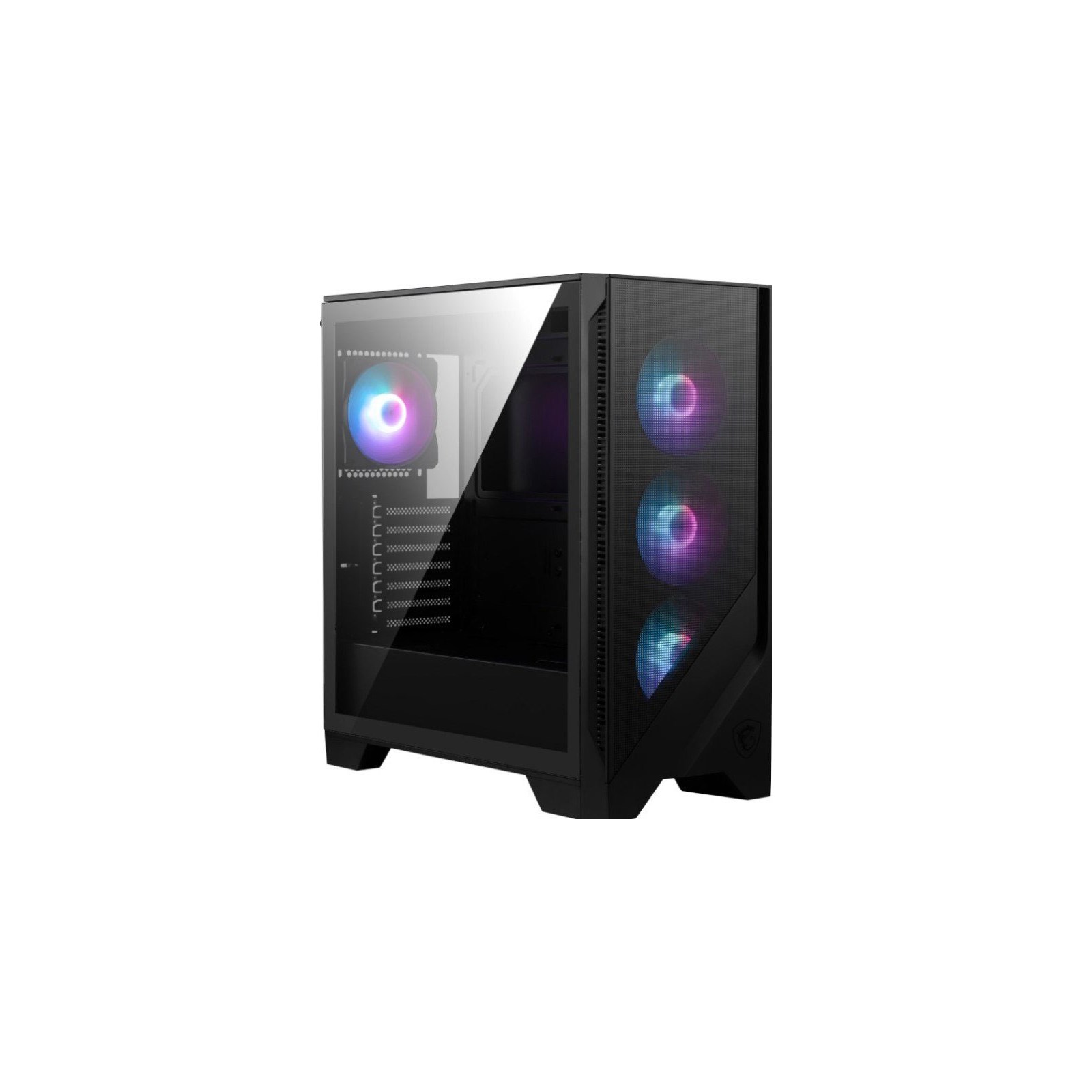 MSI MAG FORGE 320R AIRFLOW Mid Tower Gaming Case - Black - MAG FORGE ...