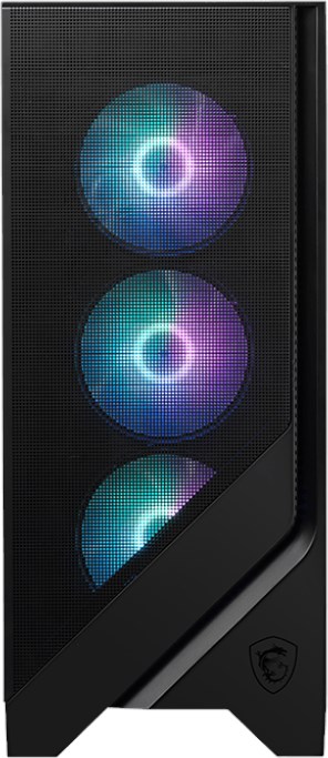 MSI MAG FORGE 320R AIRFLOW Mid Tower Gaming Case - Black - MAG FORGE ...