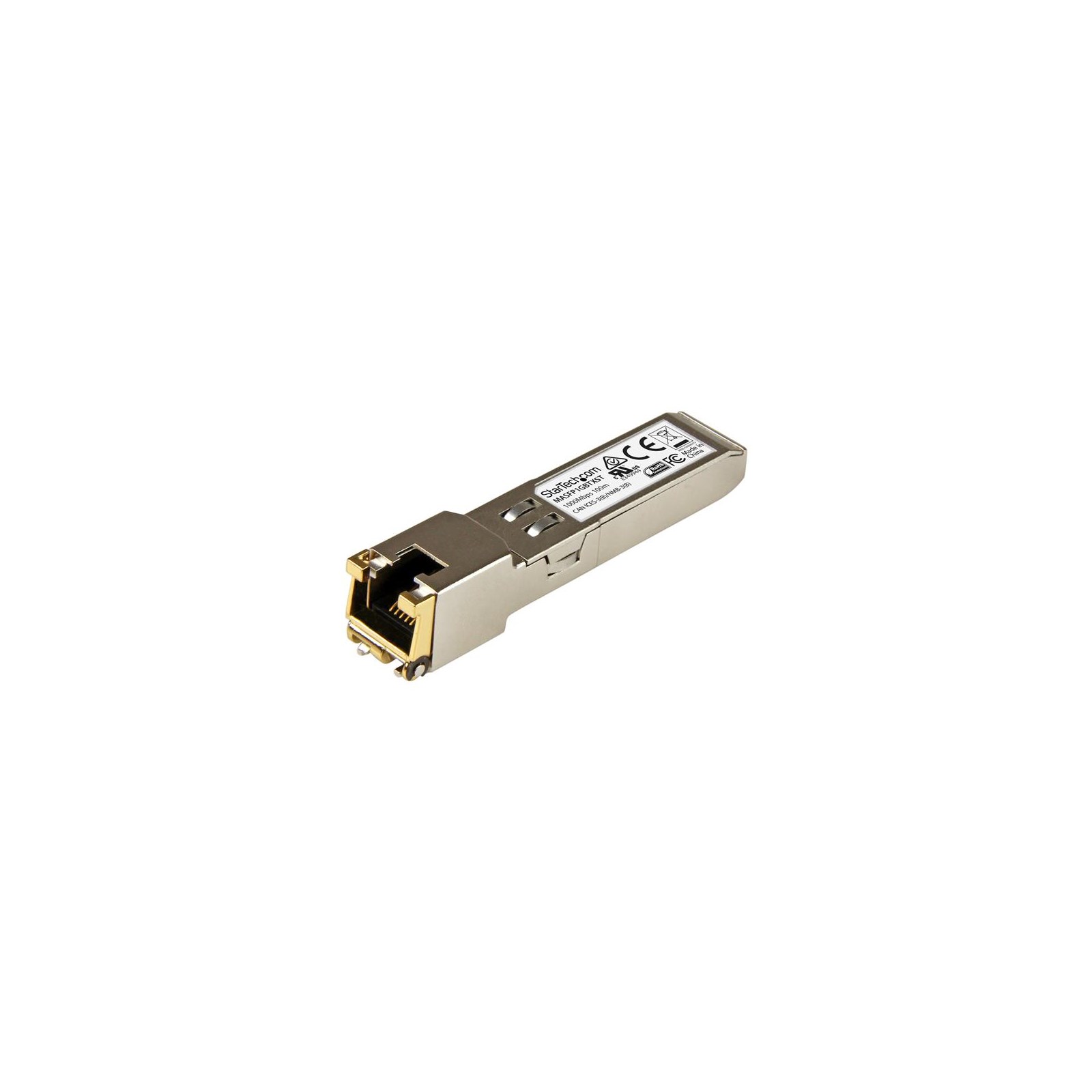 StarTech.com Gigabit Copper SFP Transceiver Module 1000Base-T, RJ45 ...