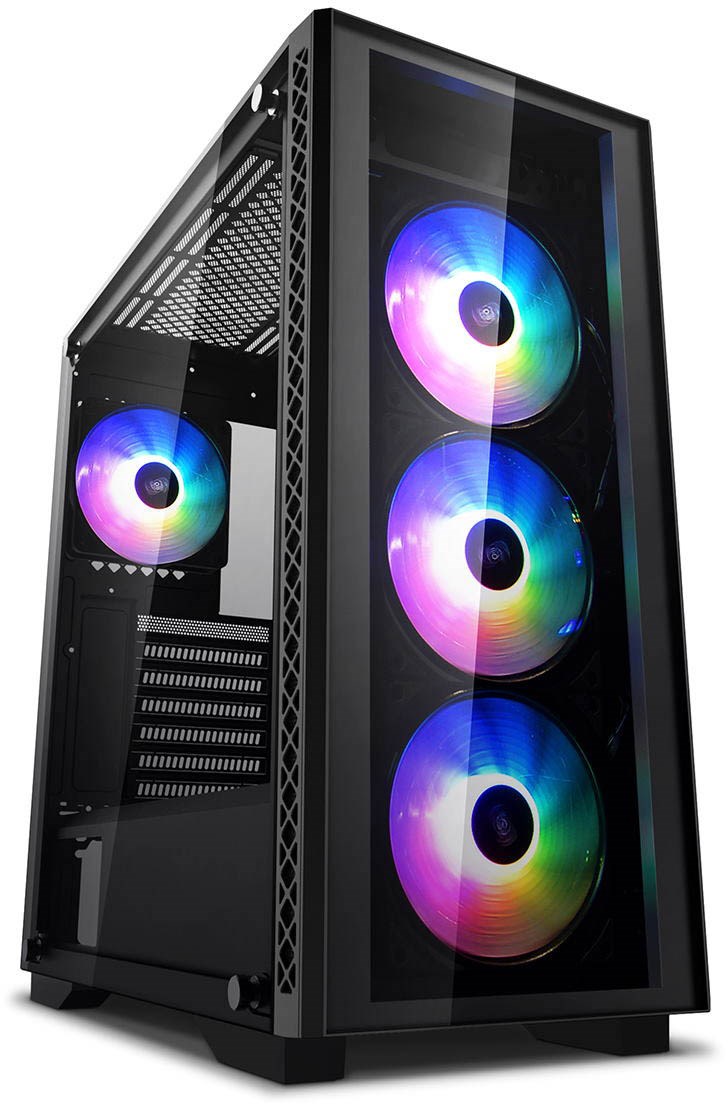 Deepcool MATREXX 50 ADD-RGB 4F Mid Tower Gaming Case - Black - DP-ATX ...