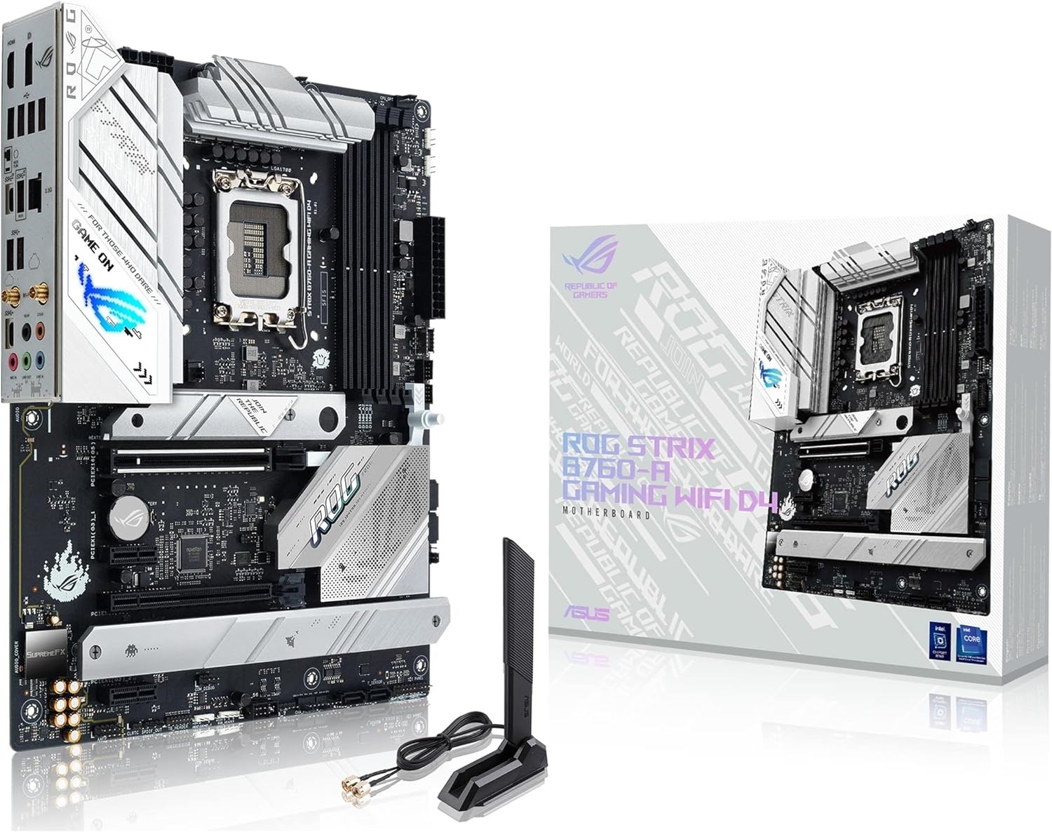 ASUS ROG Strix B760-A Gaming WiFi Intel Socket 1700 Motherboard ...