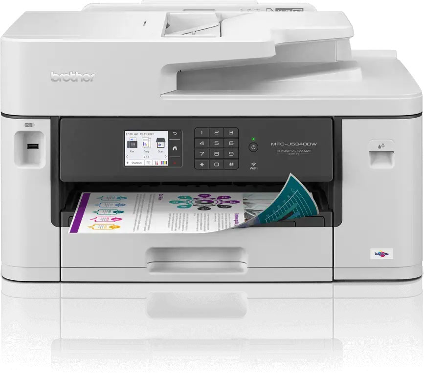 Brother MFC-J5340DW Professional A3 Inkjet Wireless All-in-One Printer ...