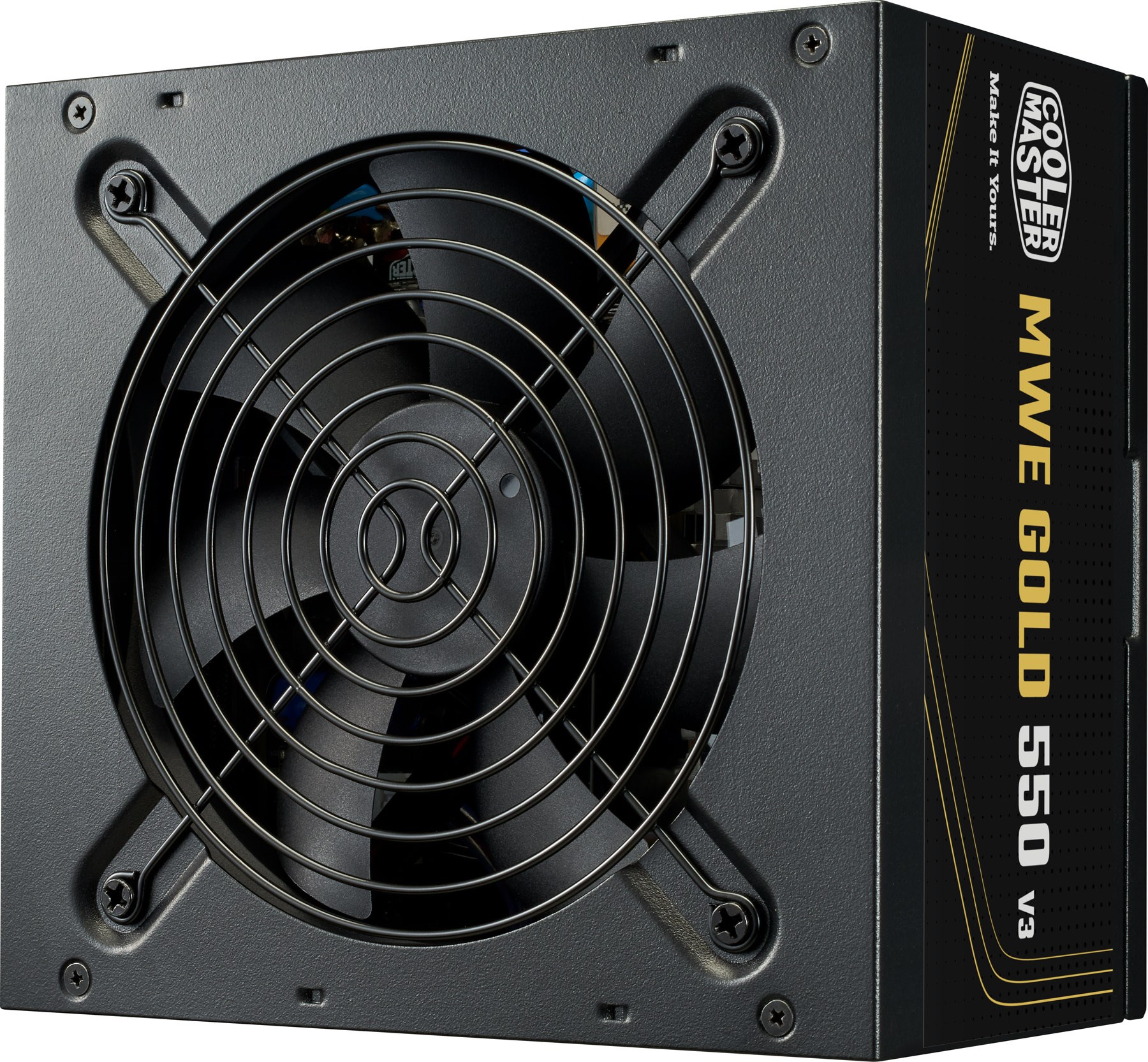 550W Cooler Master MWE Gold V3 ATX3.1 80 Plus Gold PSU - MPE-5502-ACAAG ...
