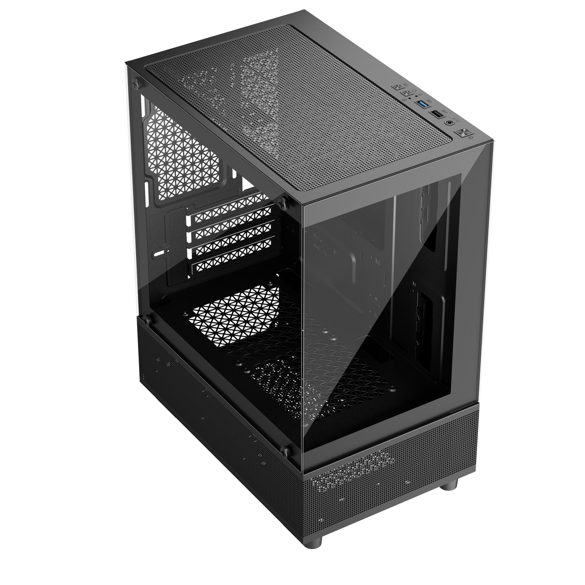 1st Player MIKU Mi2-A Mid Tower Case - Black - Mi2-A | CCL