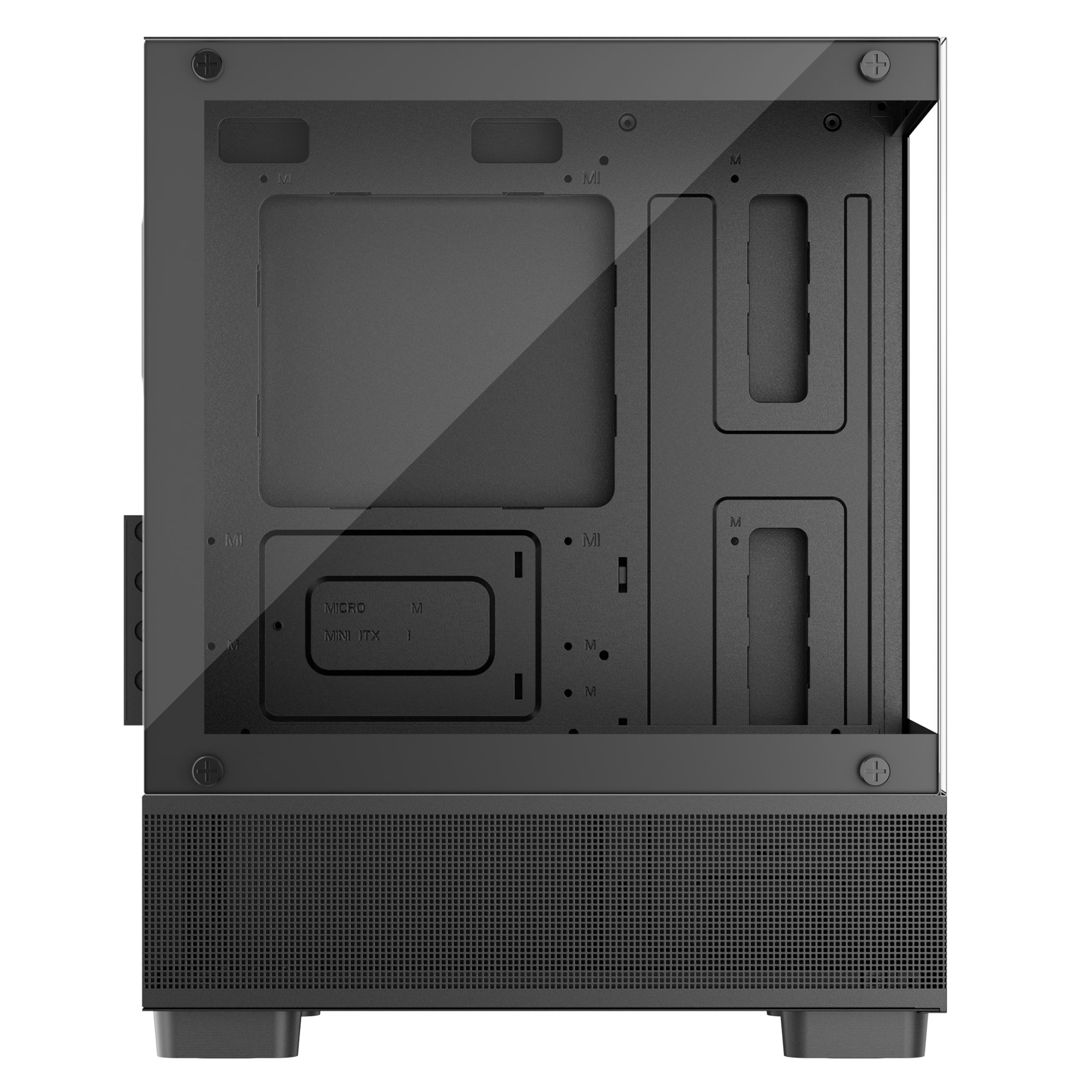 1st Player MIKU Mi2-A Mid Tower Case - Black - Mi2-A | CCL