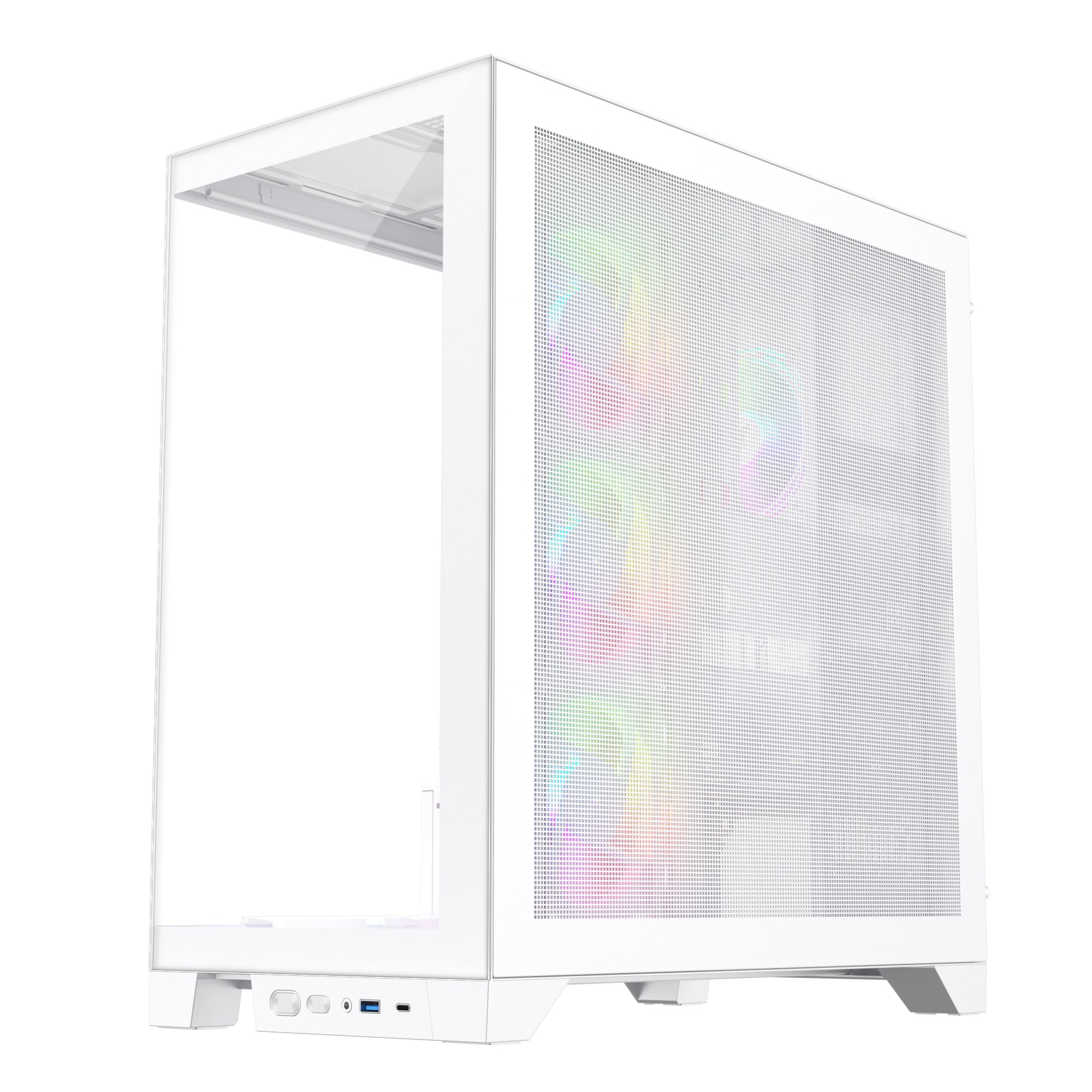 1st Player MIKU Mi8 Mid Tower Gaming Case - White - Mi8 White | CCL