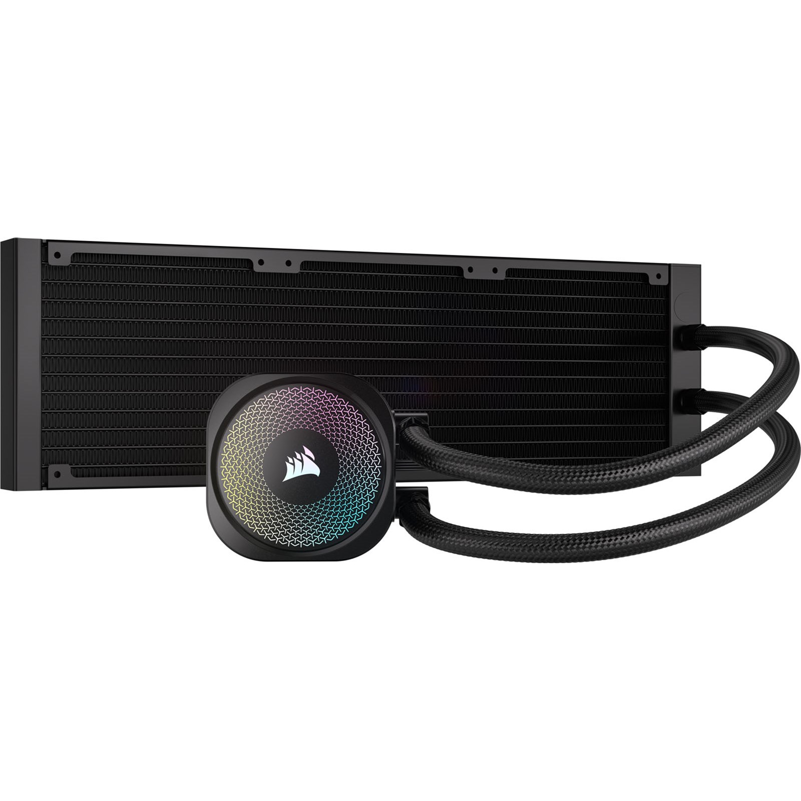 Corsair NAUTILUS 360 RS 360mm ARGB AiO Liquid CPU Cooler in Black - CW ...