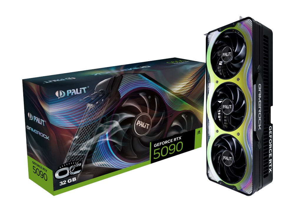 Palit GeForce RTX 5090 GameRock 32GB OC GPU - NE75090S19R5 Palit GeForce RTX 5090 GameRock 32GB OC GPU - NE75090S19R5