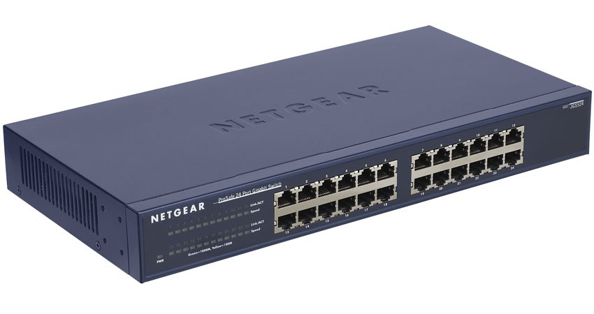 Netgear ProSafe 24-Port Gigabit Rackmount Switch - JGS524-200EUS | CCL ...