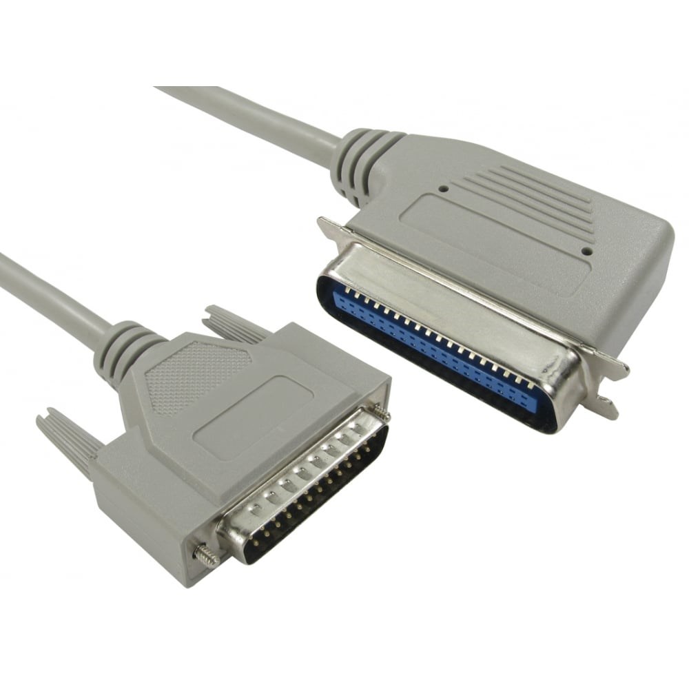 Cables Direct 3m Male D25 to Male 36 Centronic Parallel Printer Cable ...