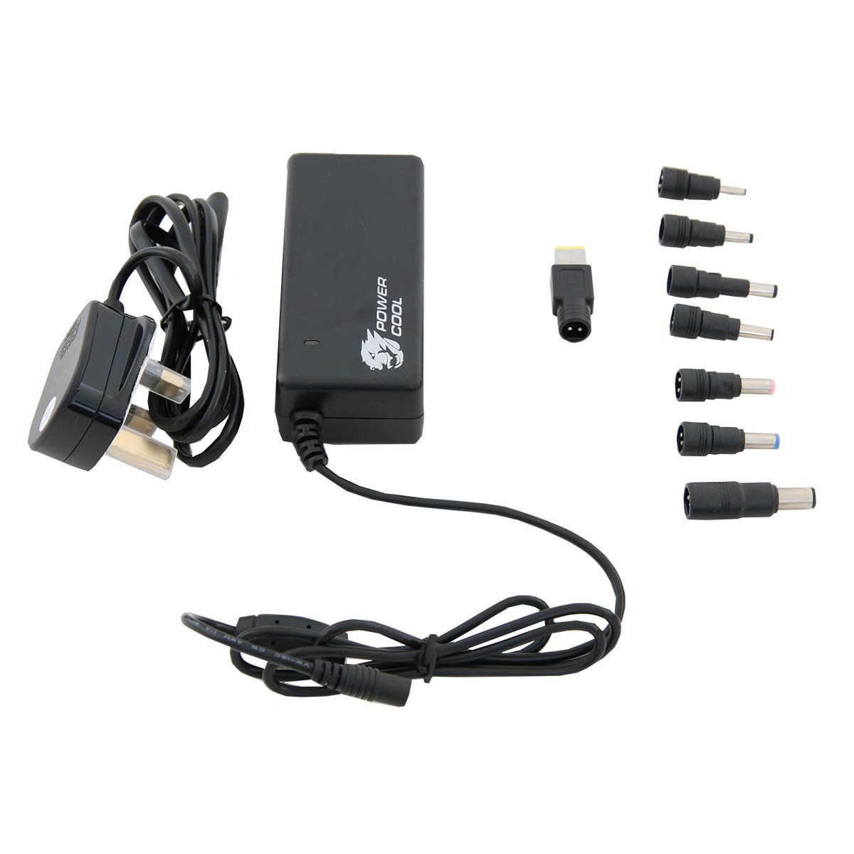 Powercool 65W Universal AC Adaptor with 8 Connectors - PC-ACU65H-S V4 | CCL