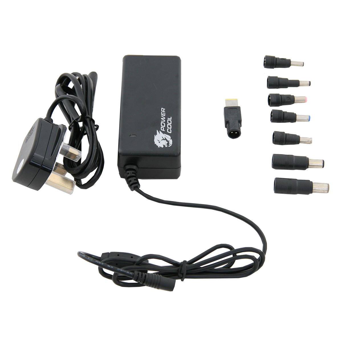 Powercool 90W Universal AC Adaptor with 8 Connectors - PC-ACU90H-S V4 | CCL