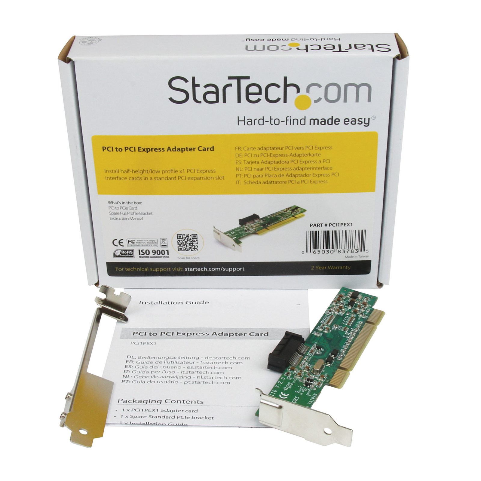 StarTech.com PCI to PCI Express Adaptor Card - PCI1PEX1 | CCL