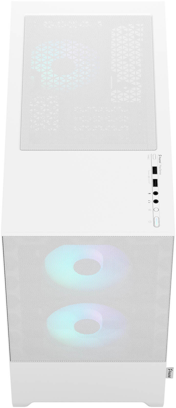 Fractal Pop Mini Air RGB Mini Tower Gaming Case - White - FD-C-POR1M-01 ...
