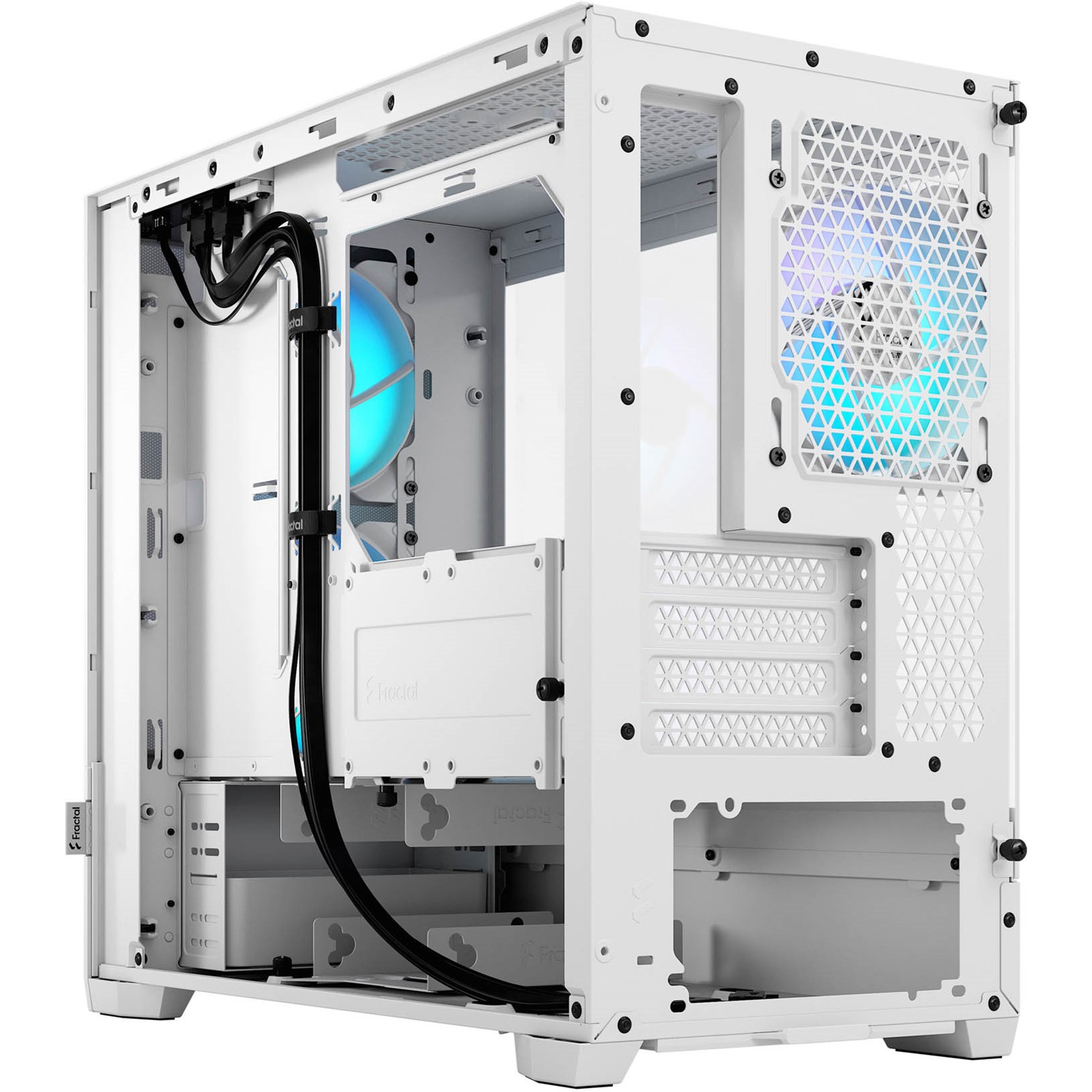 Fractal Pop Mini Air RGB Mini Tower Gaming Case - White - FD-C-POR1M-01 ...
