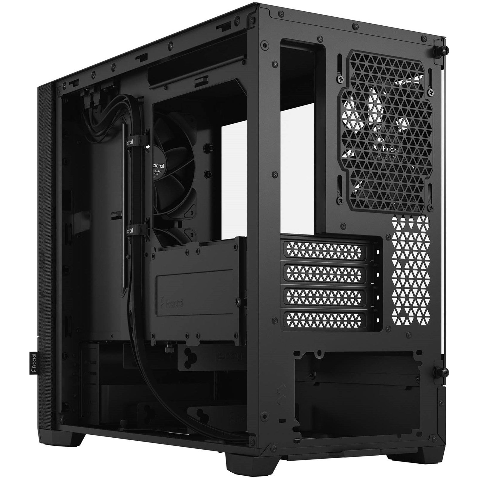 Fractal Pop Mini Silent Mini Tower Case - Black - FD-C-POS1M-02 | CCL