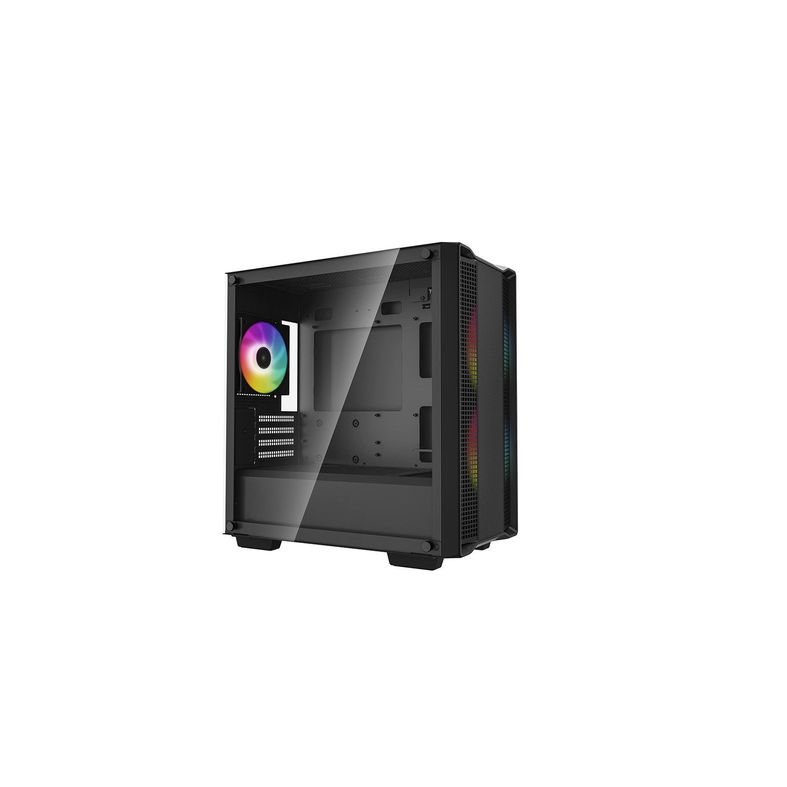 DeepCool CC360 ARGB Mid Tower Gaming Case - Black - R-CC360-BKAPM3-G-1 ...