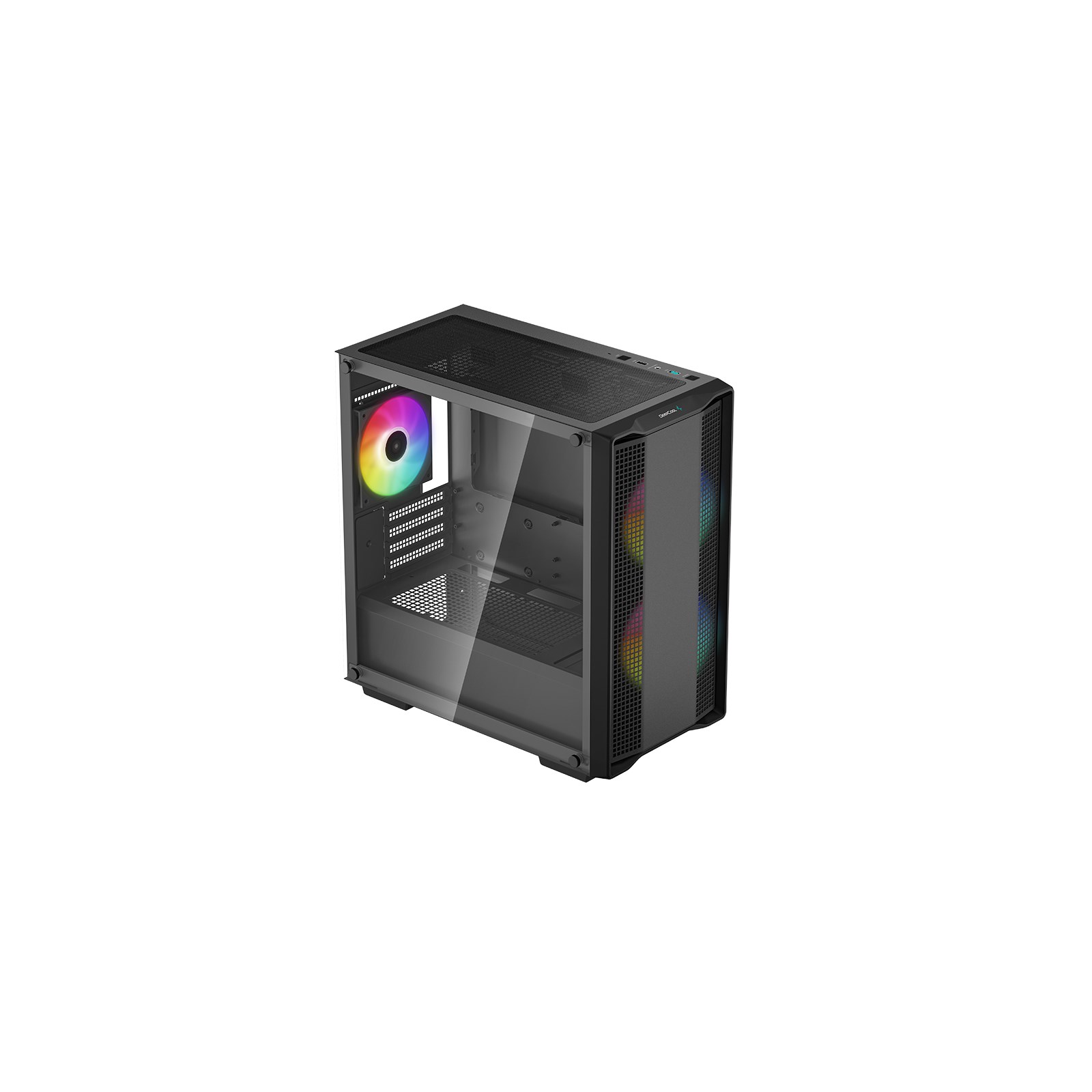 DeepCool CC360 ARGB Mid Tower Gaming Case - Black - R-CC360-BKAPM3-G-1 ...