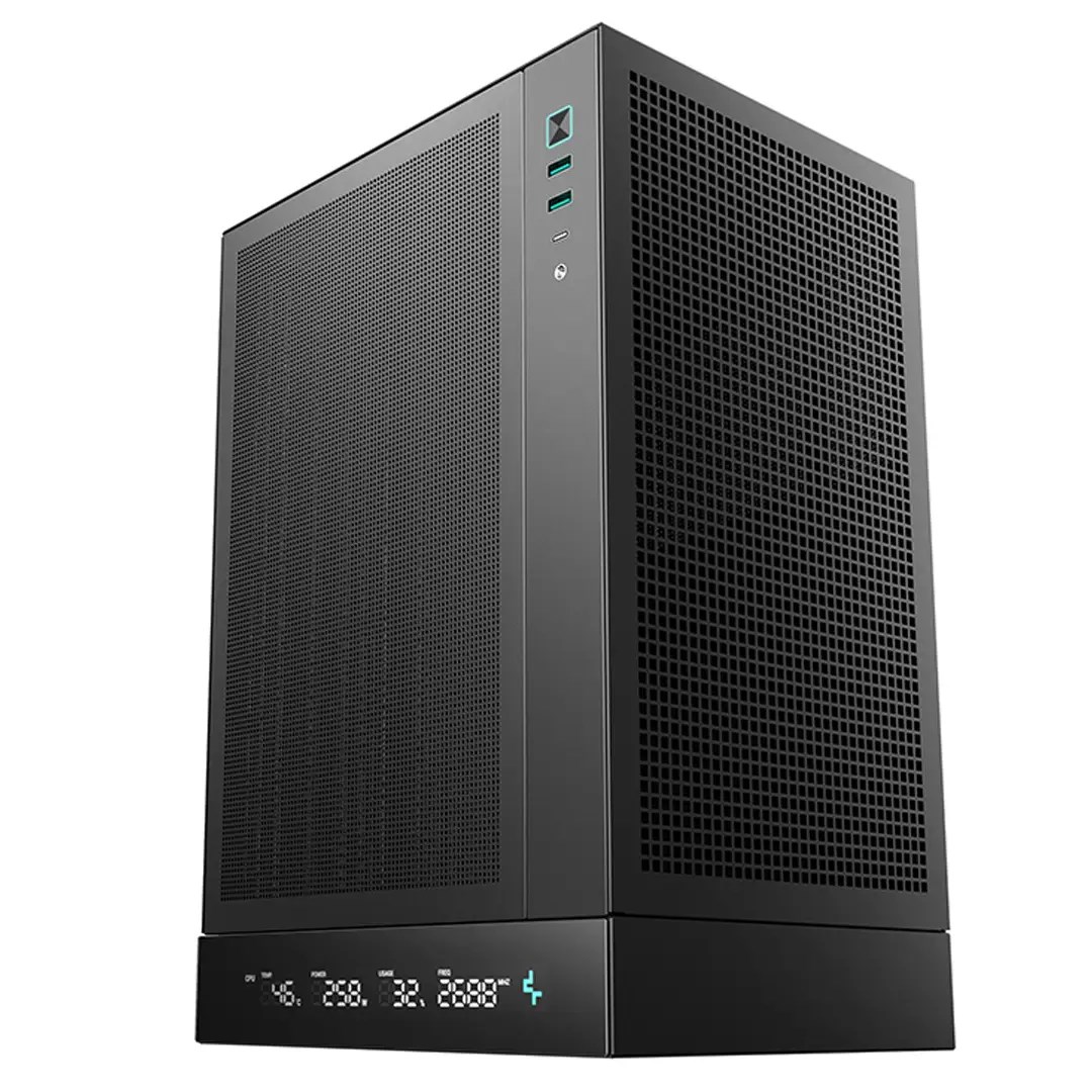 DeepCool CH170 Digital SFF Case - Black - R-CH170-BKNPI0D-G-1 | CCL