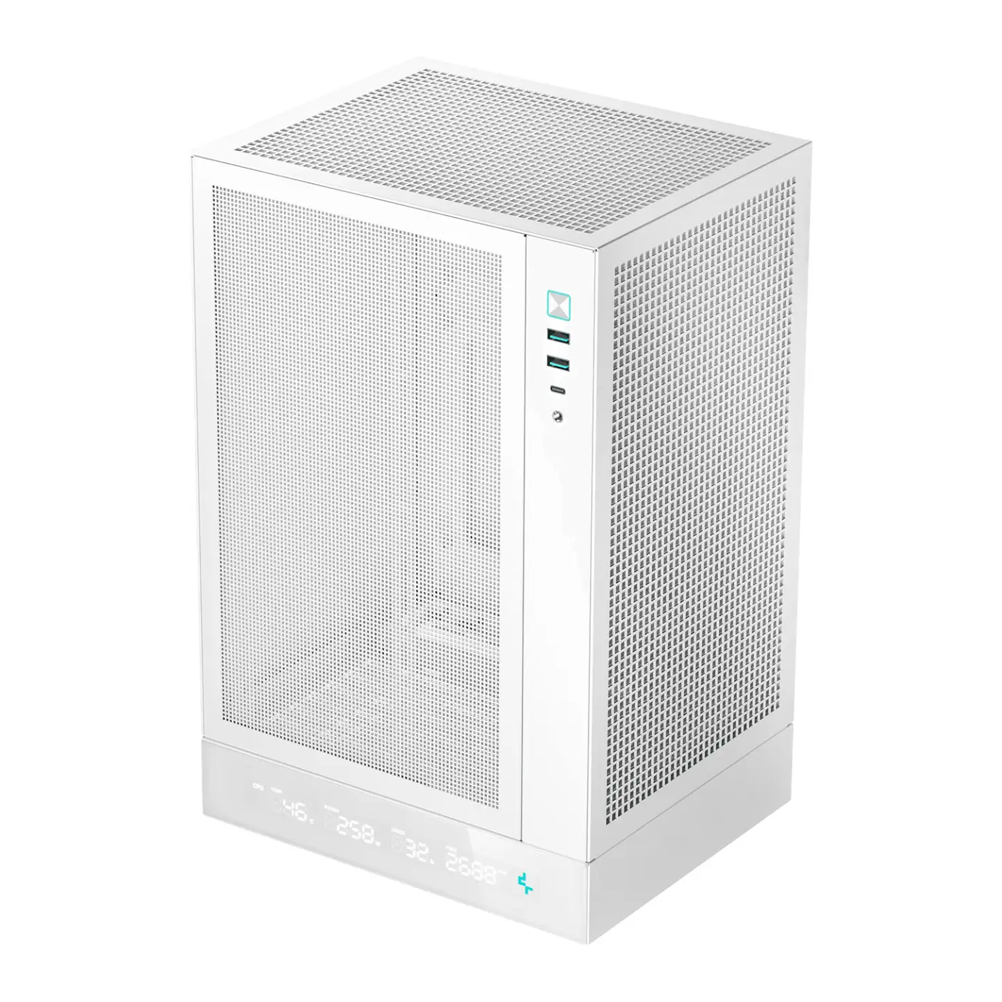 DeepCool CH170 Digital WH SFF Case - White - R-CH170-WHNPI0D-G-1 - New ...