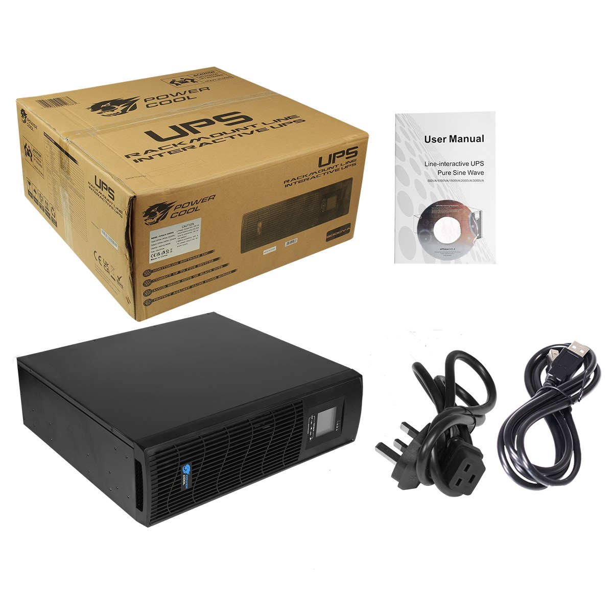 Powercool 3000VA Rack Mount UPS - RACK 3000VA | CCL