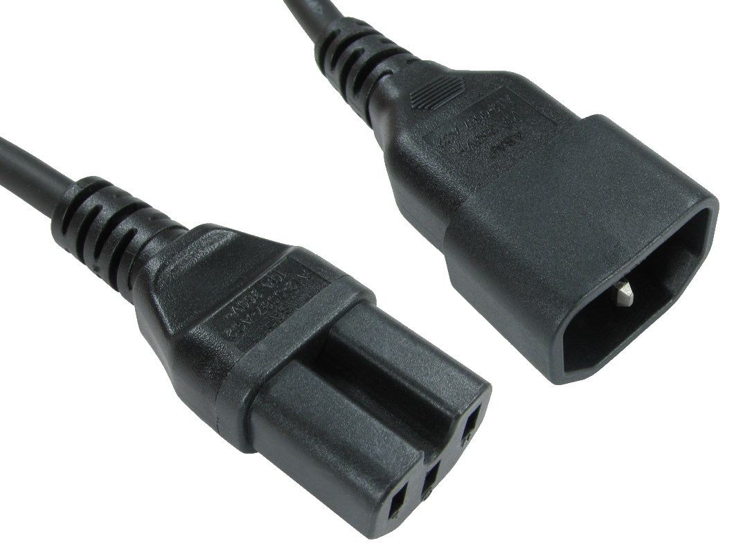 Cables Direct (1.8m) C14 to C15 Power Cable - RB-257-MF2 | CCL