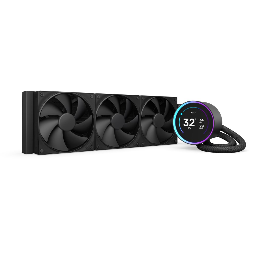 NZXT Kraken Elite 360 (2024) 360mm AiO Liquid CPU Cooler in Black - RL ...