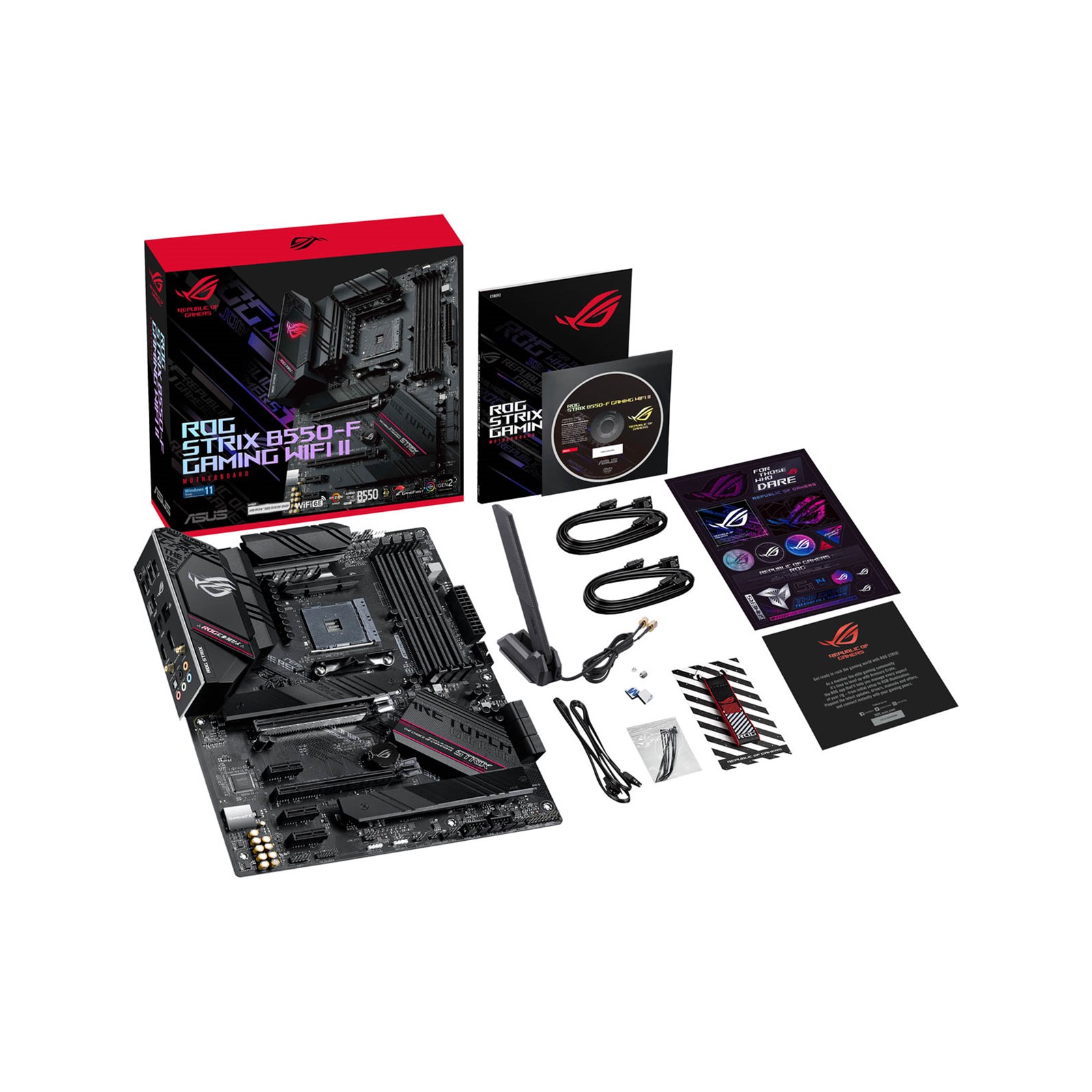 ASUS ROG Strix B550-F Gaming WIFI II AMD Socket AM4 Motherboard ...
