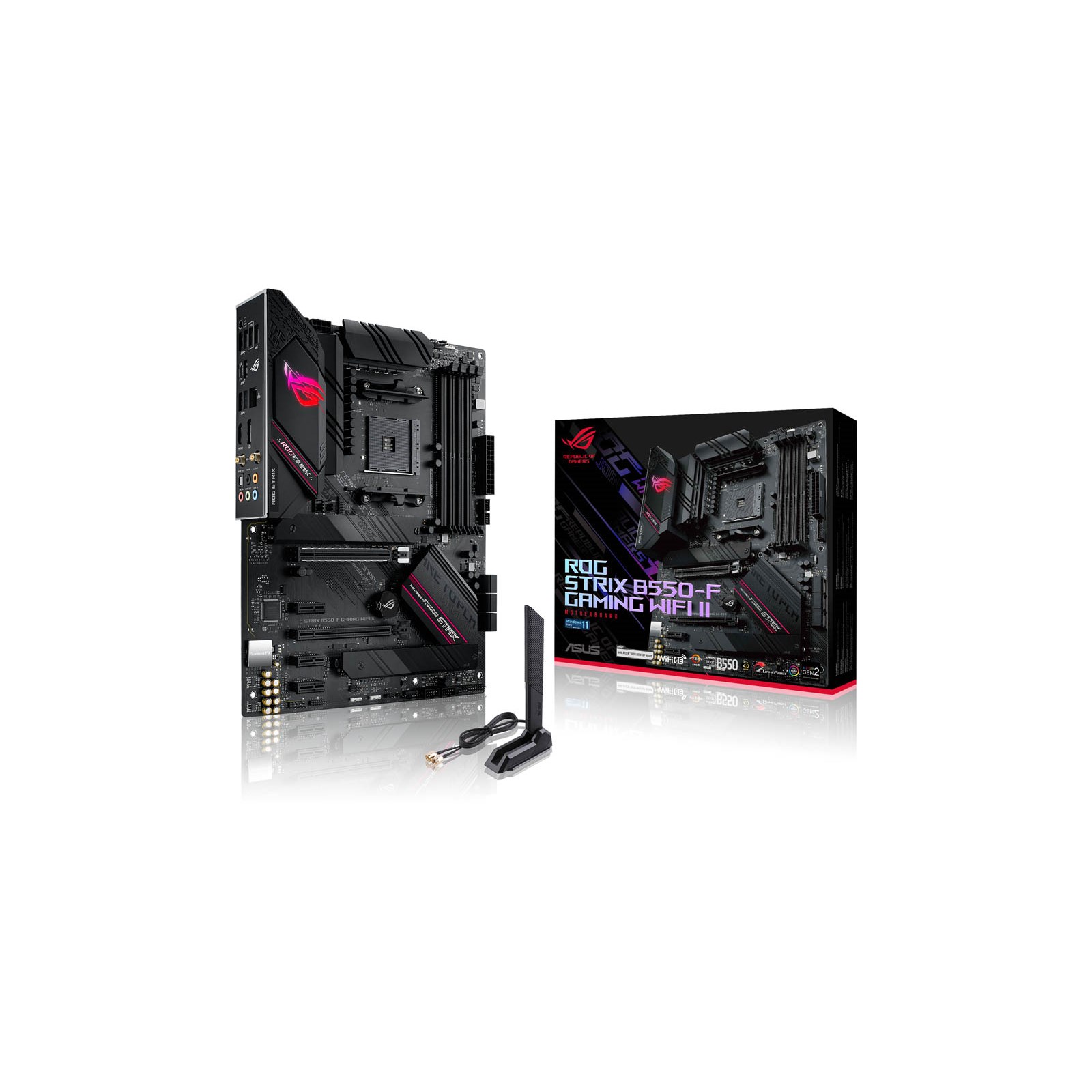 ASUS ROG Strix B550-F Gaming WIFI II AMD Socket AM4 Motherboard ...